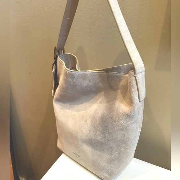 margot | Bags | Margot New York Kaye Genuine Suede Slouchy Hobo Bucket ...